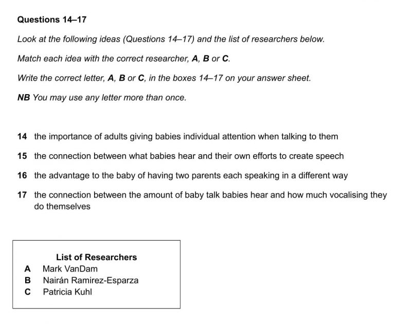 How To Solve Matching Statement With Correct Theory In IELTS Reading ...